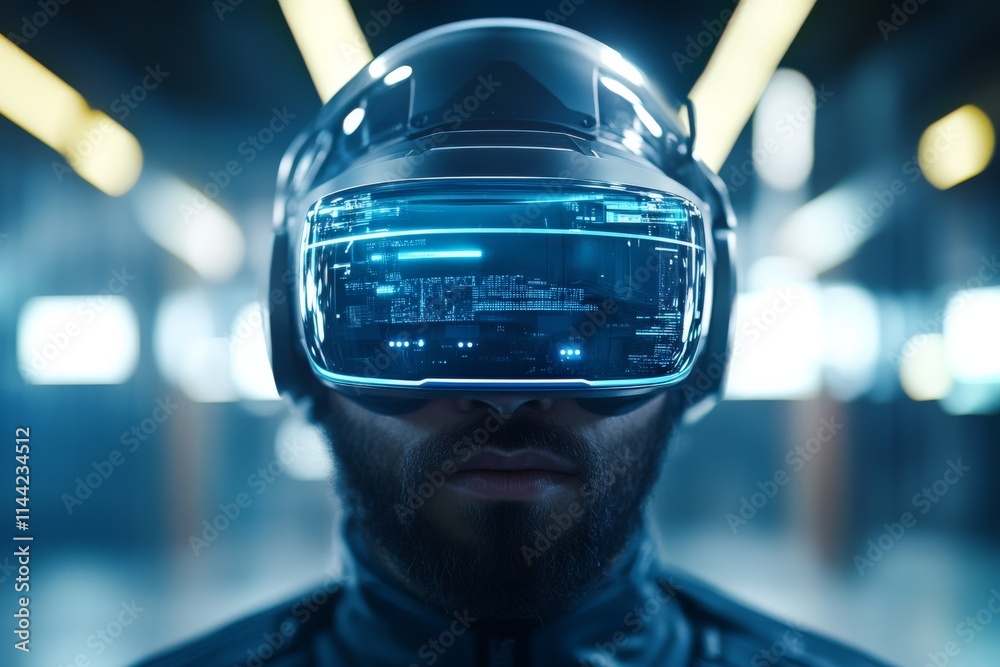 Advanced virtual reality technology enhancing immersive experiences in ...