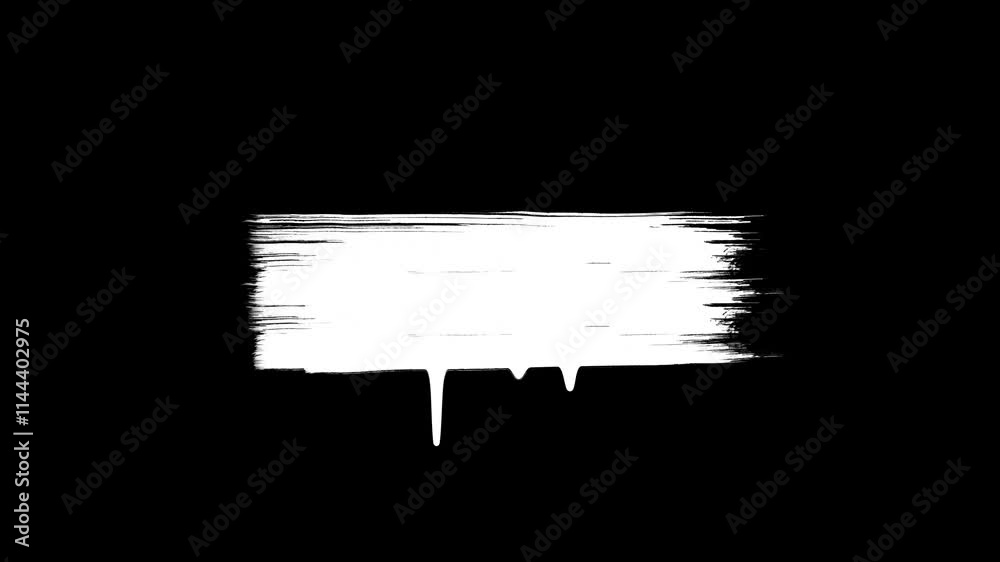 Distressed style typography ink splatter brush stroke paint artistic ...