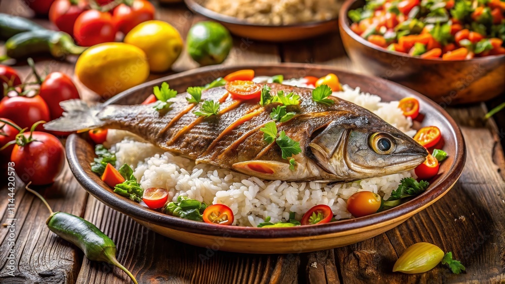 Senegalese Fish Rice Recipe: Delicious West African Cuisine Photoshoot ...