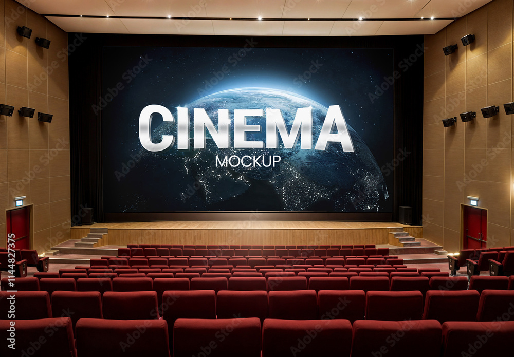 Cinema Mockup Stock Template | Adobe Stock