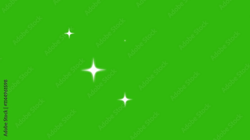 Star twinkling,Sparkle Star animation,blinking light effect on ...
