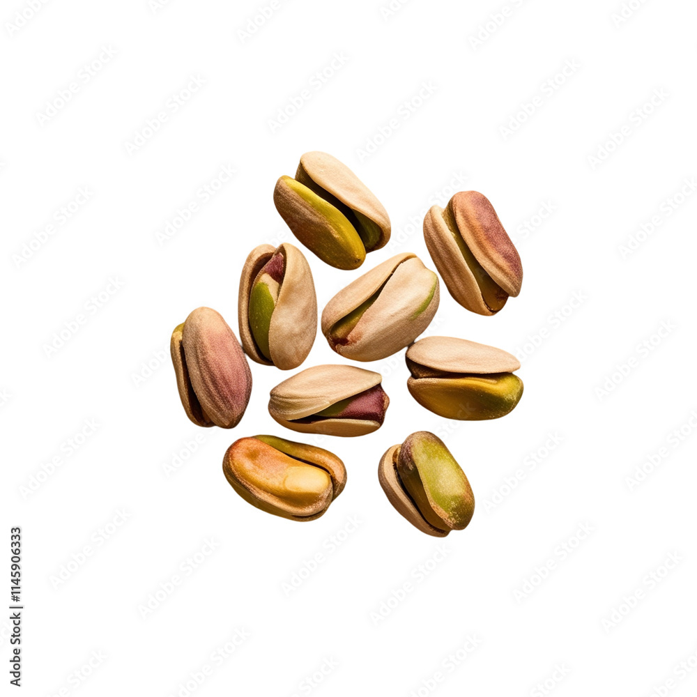 TRANSPARENT PNG ULTRA HD 8K A single pistachio, resting against a ...