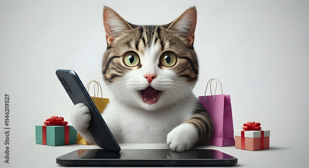 A hyper-realistic, 4K image of a social media post background with a ...