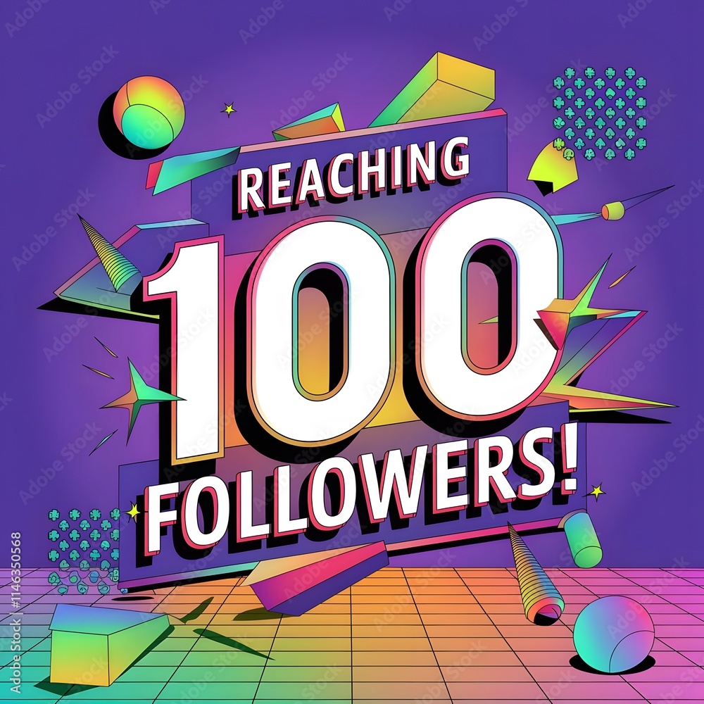 100 followers transparent background PNG image, with gold numbers ...