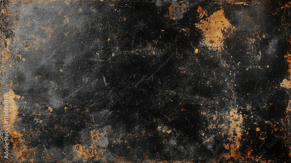 dramatic high-resolution black surface texture with detailed scratches ...