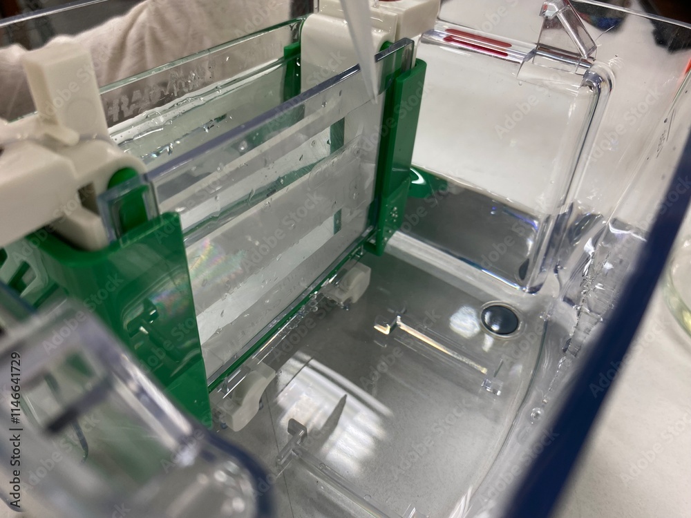 protein and dna size separation apparatus, sds page, purity analysis of ...