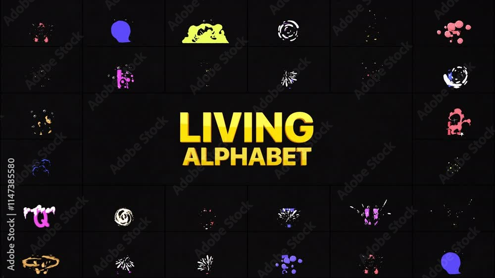 Add a splash of creativity to your projects with the Living Alphabet ...