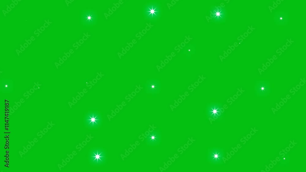 twinkling starry night sky, looping animation. light effect. twinkle ...
