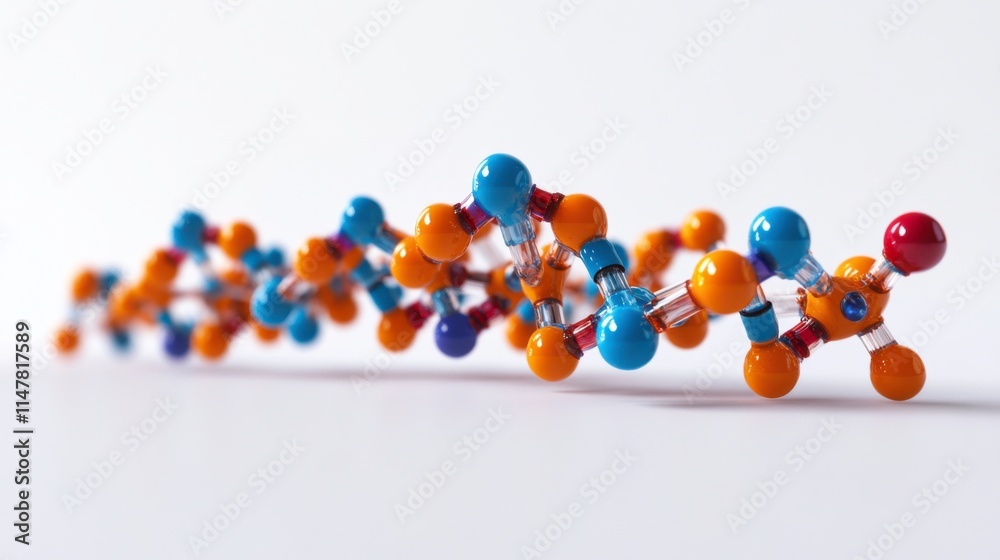Accurate Representation of Lactic Acid Structure Stock Illustration ...