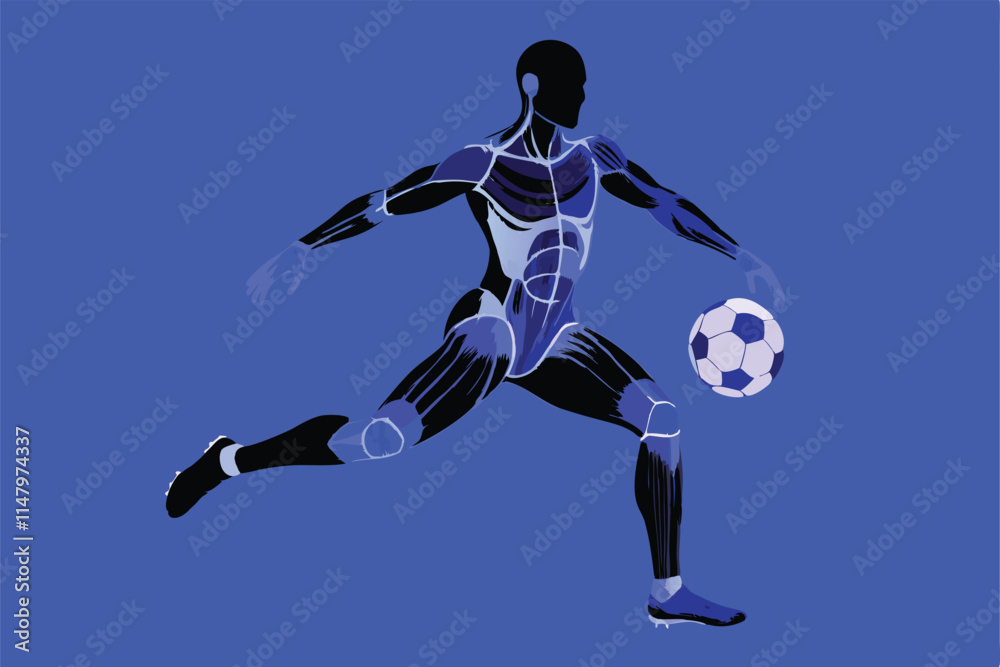 Detailed anatomical diagram showcasing the major muscle groups used by ...