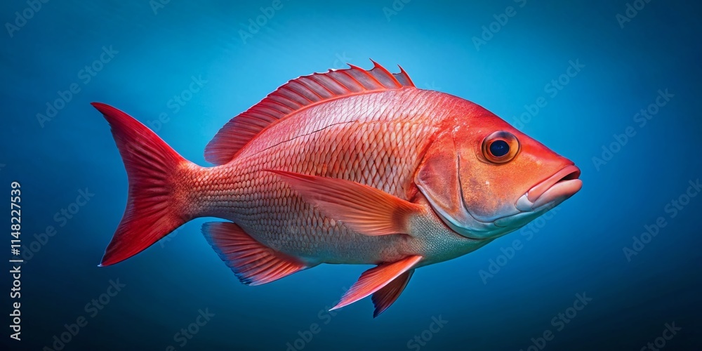 Minimalist Emperor Red Snapper Photography: Lutjanus Sebae, Cuvier ...
