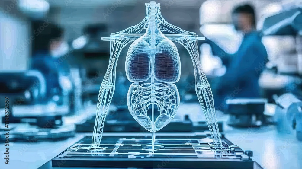 A medical research facility using 3D bioprinting to create synthetic ...