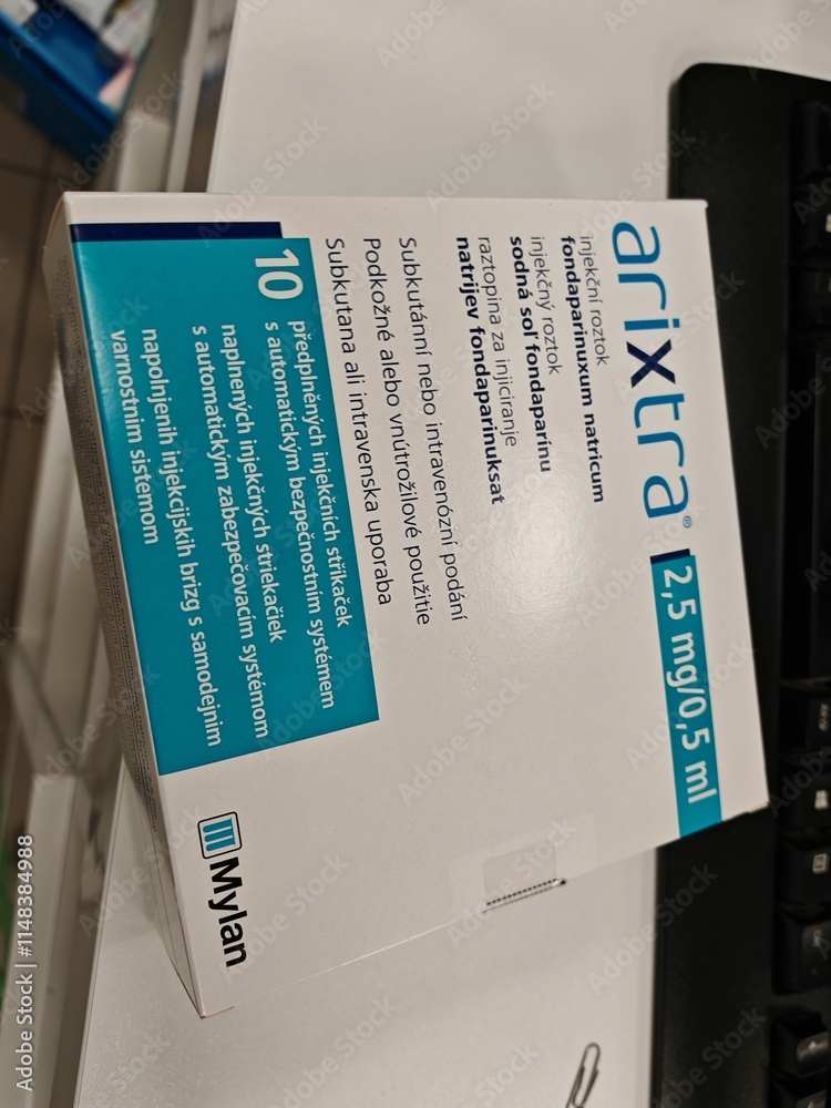 Foto Stock Prague,Czech Republic-October 9 2024: Arixtra by ASPEN ...