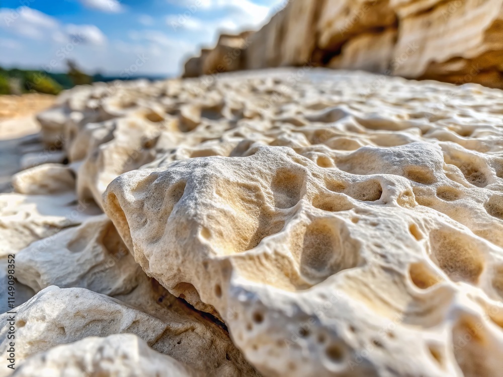 High-Resolution White Sandstone Texture Background Image - Natural ...