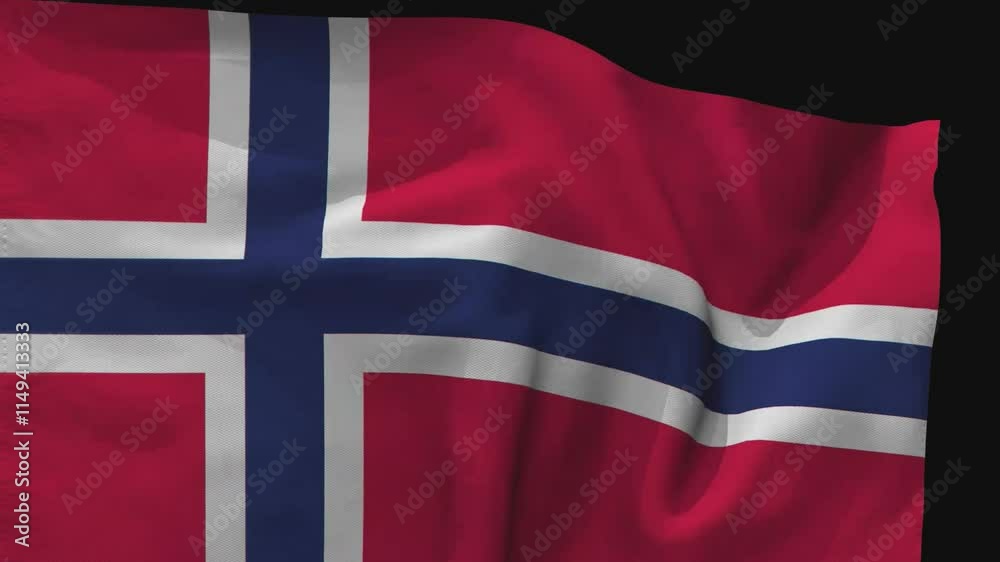 The Blue with the Red Cross and Yellow Crown: The Animated Flag of ...