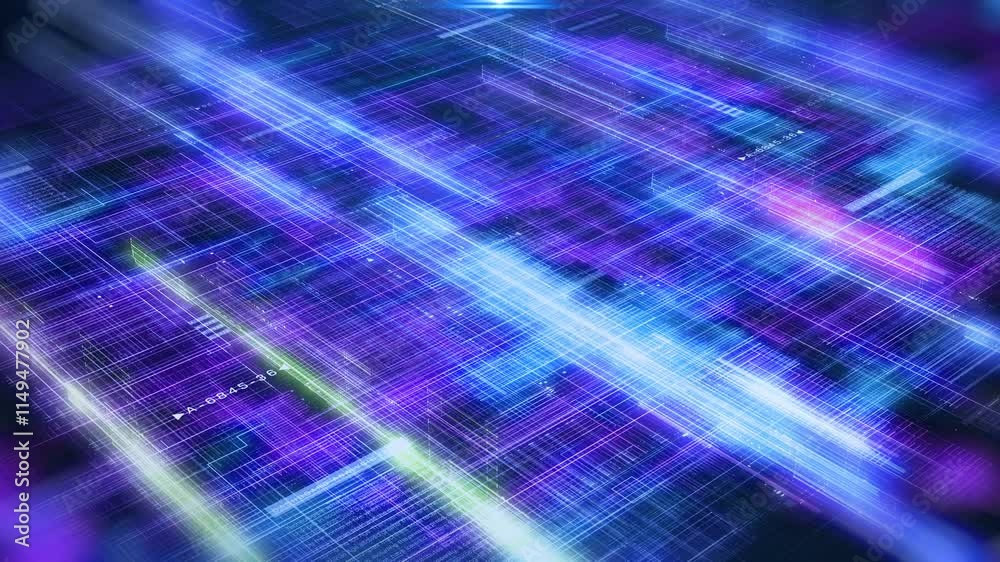 HUD UI, GUI system analysis panel with online data communication top ...