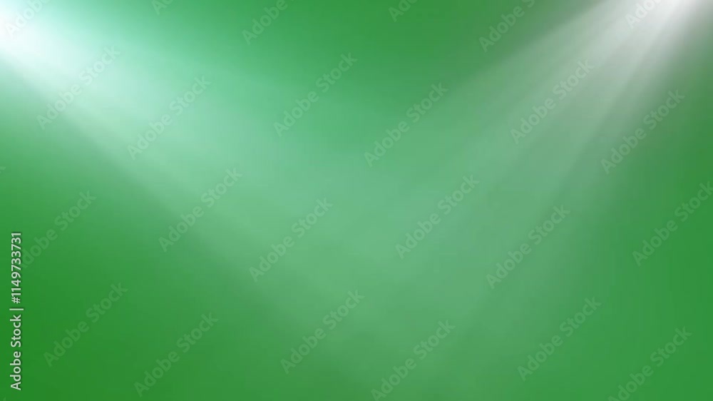 Abstract chroma key stage light or sun light ray lens flares background ...