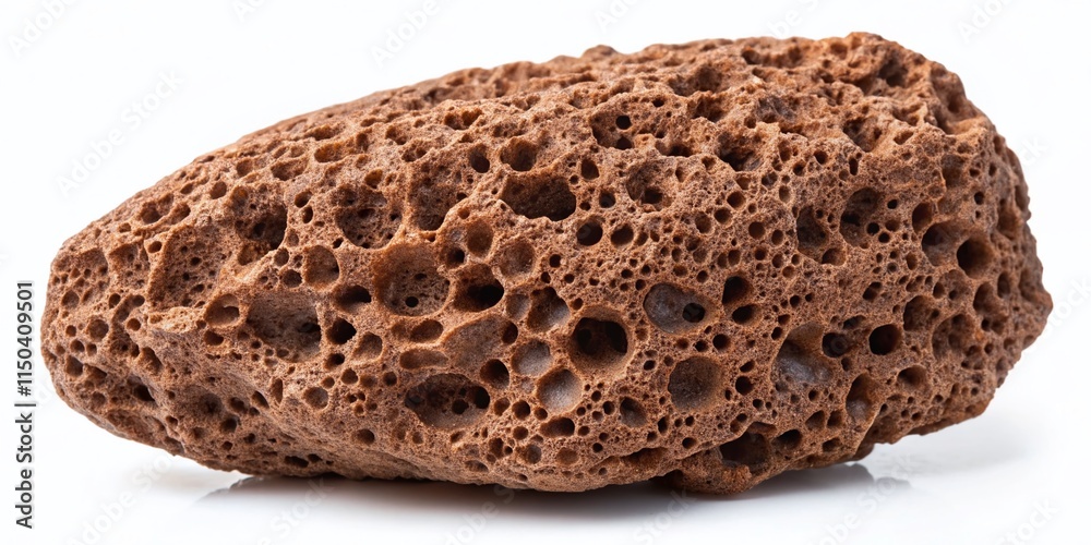 Raw Brown Pumice Stone, Geological Specimen, Volcanic Rock, Natural ...