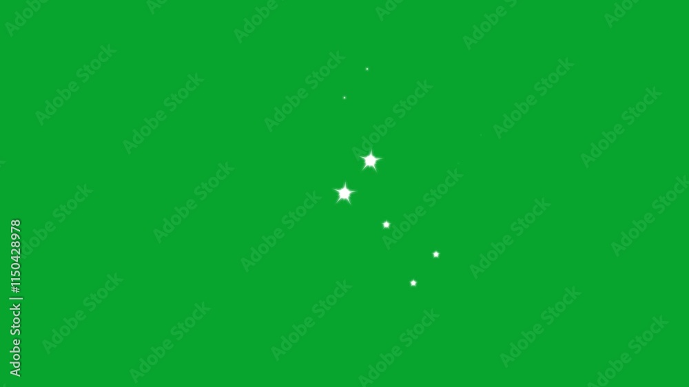 Star animation Twinkling stars animation, white cartoon, flat, vector ...
