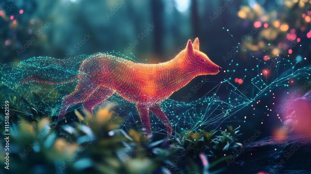 Animal behavior analysis in a field study glowing digital tracking ...