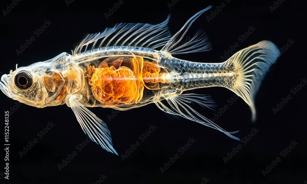 Transparent Fish Anatomy: A Stunning Microscopic View of Internal ...