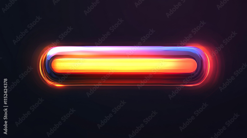 Progress bar game interface design isolated set in vector. Cartoon ...