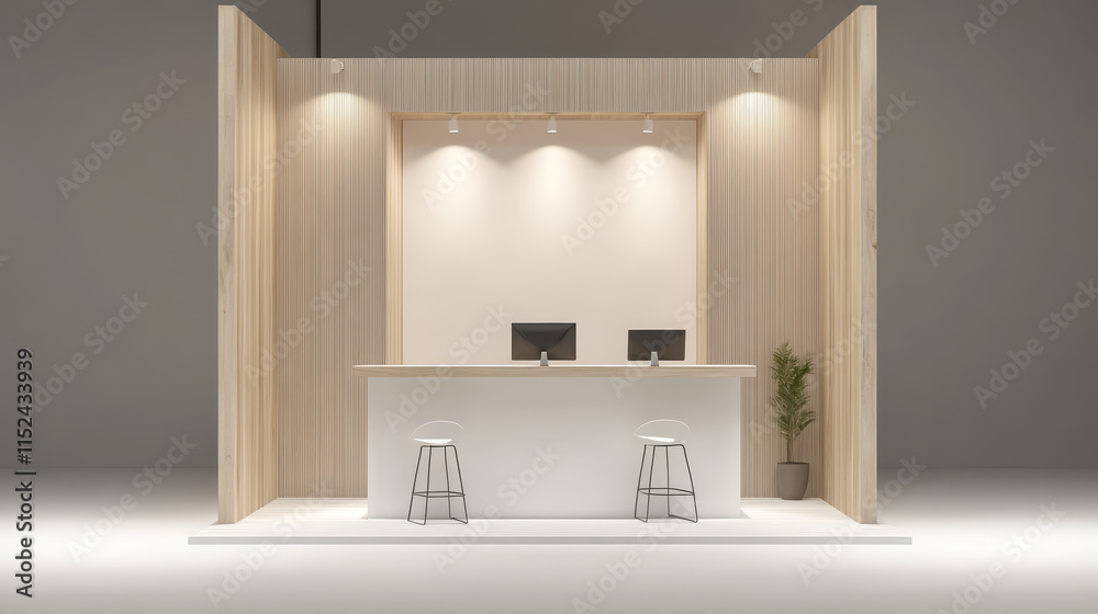 Set of promo booth templates isolated on white background. Vector ...