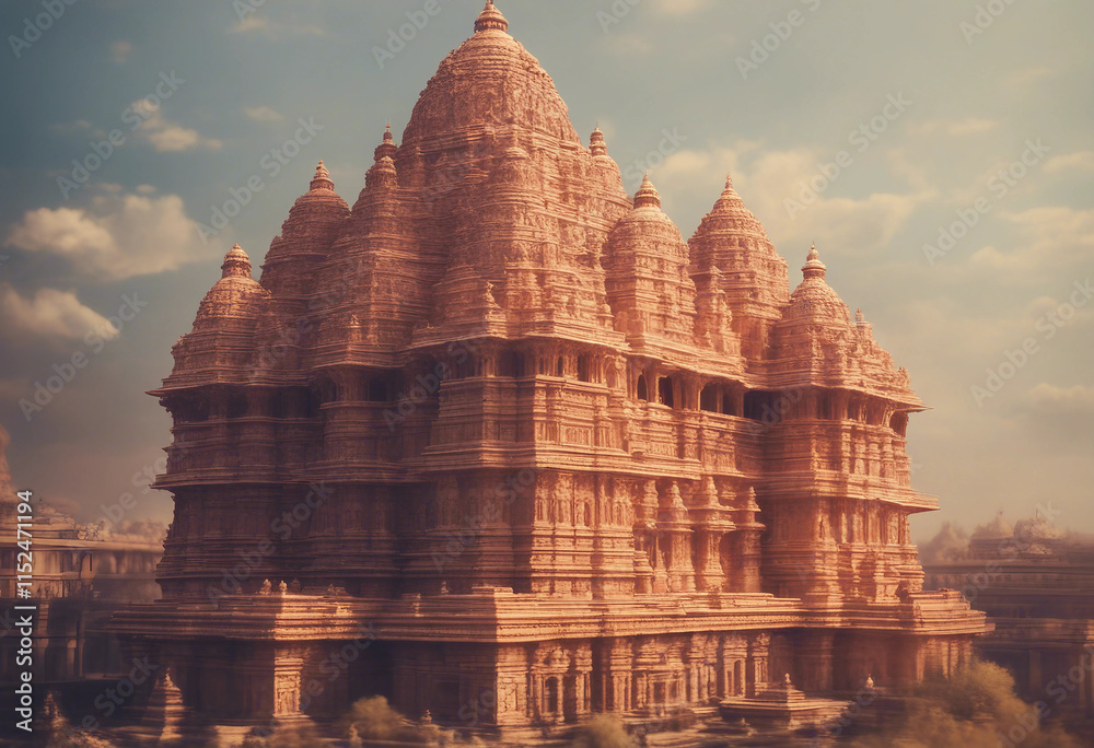 Shri Ram Mandir Temple in Ayodhya birth place Lord Rama 22nd January f ...