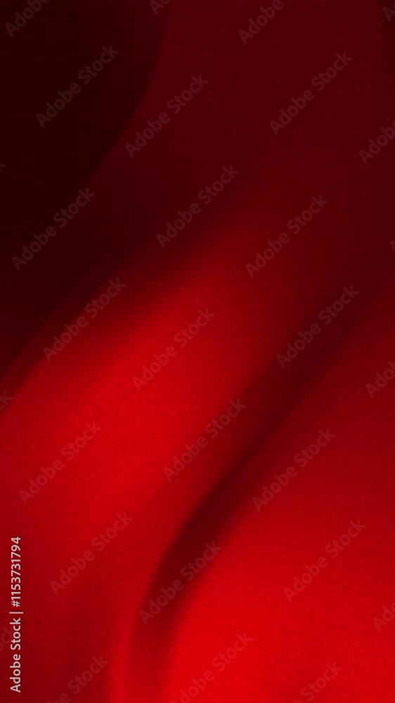 Vertical red background animation with wavelike shading to create depth ...