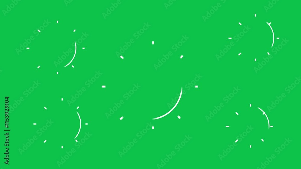 Fireworks, Cartoon Shape Bursts And Sparks Style Fireworks Animation of ...