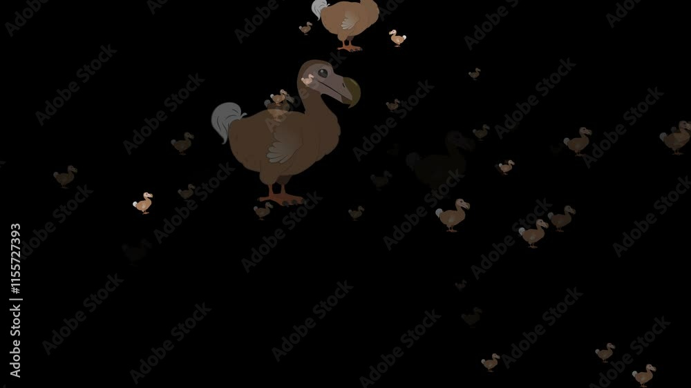 animated emoji dodo bird, digital dodo, motion dodo bird, animated bird ...