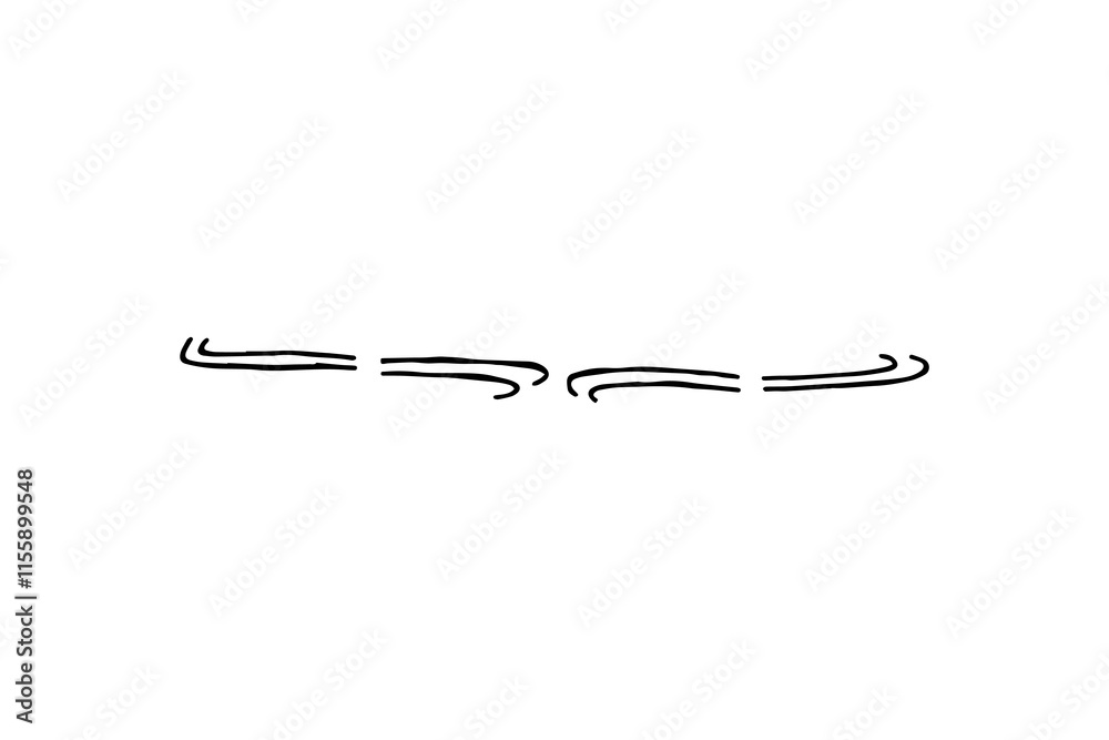 Vector set of hand-drawn cute cartoony expression sign doodle line ...