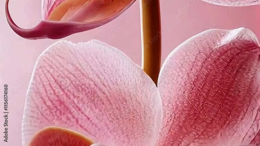 This close-up study captures the unique textures and design features of ...