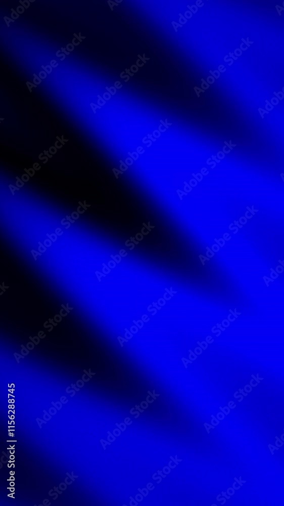 This vertical animated background features striking blue shades and ...