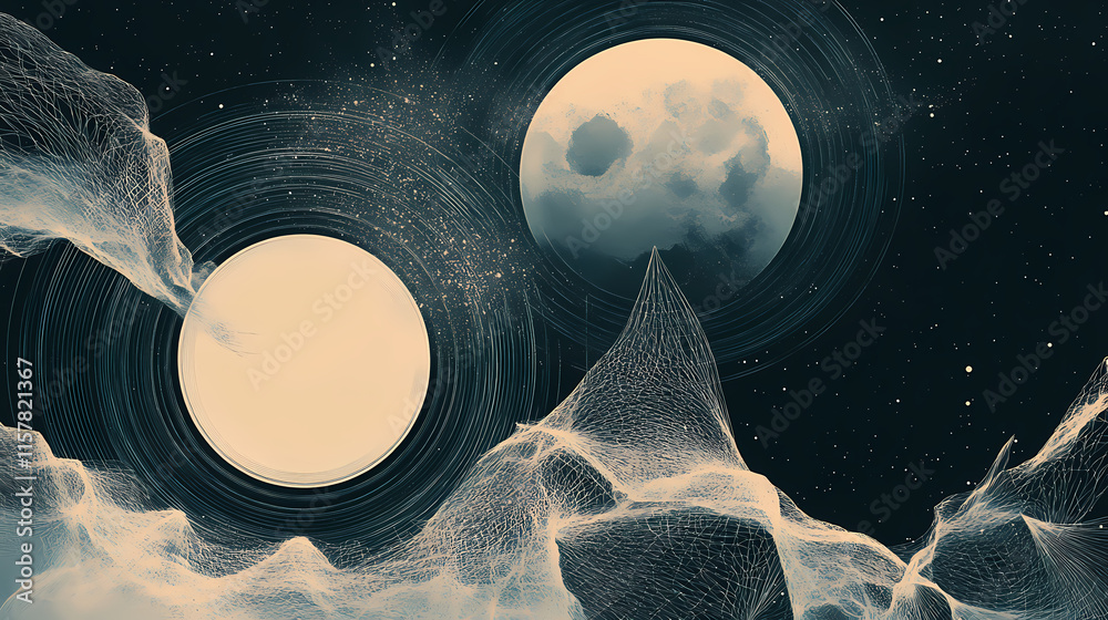 Photo & Art Print Patterns in planetary orbits, science discovery ...