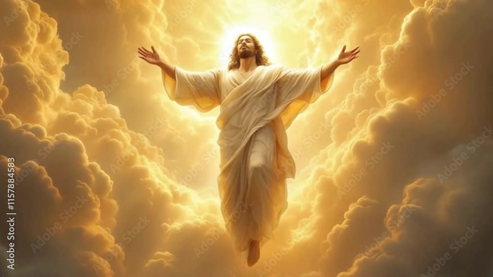 religion Christianity The Glorious Ascension of Jesus Christ: Rising ...