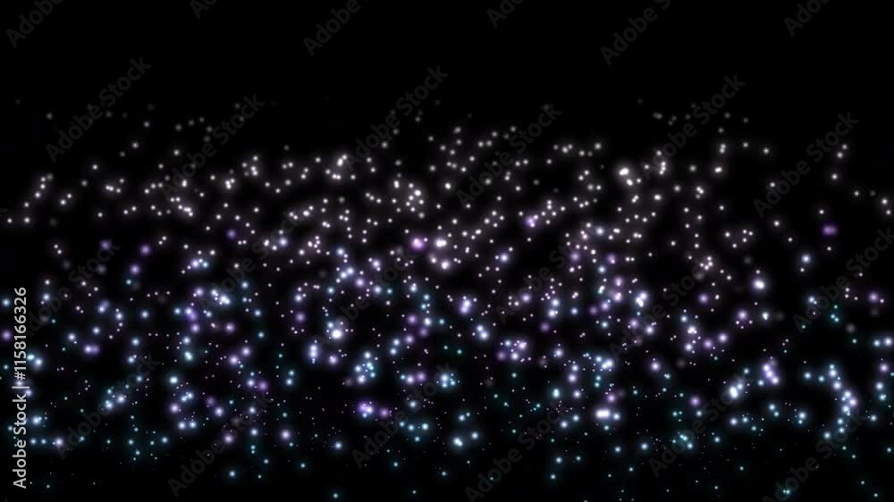 Particles, 4K, black background, gradient, special effects, fantasy ...