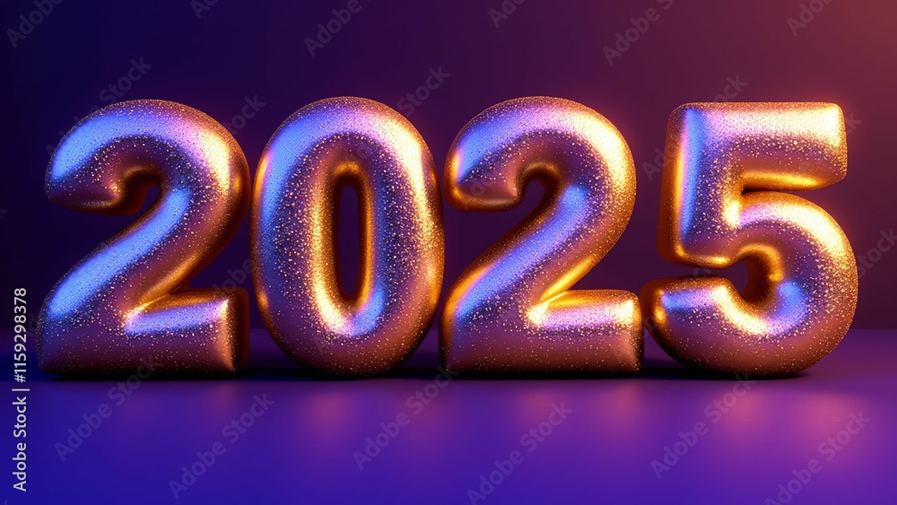 Welcome 2025 with Open Arms. Bright New Year Full of Exciting ...
