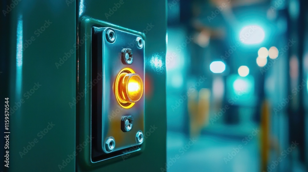 Electrical selector switch and button switch inside the lowvoltage ...