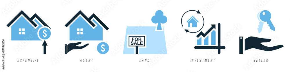 Real estate property, house residential building architecture ...