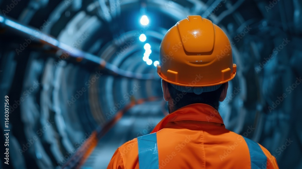 A captivating glimpse into the underground world of construction, where ...
