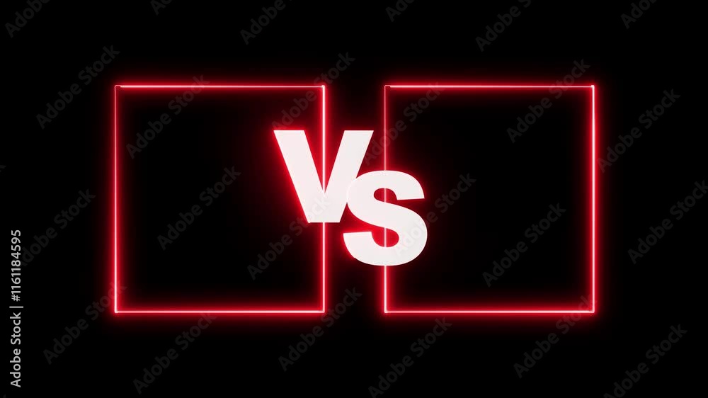 VS versus bars neon animated versus vs bars neon multiplayer co op team ...