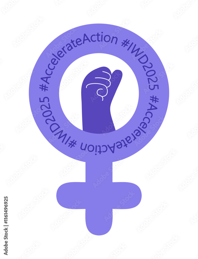 Accelerate action for International Women's day. IWD 2025 campaign ...
