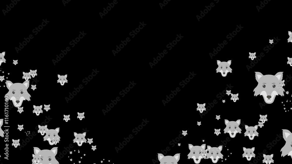 wolf emoji, animated wolf, cartoon wolf, howling wolf, wolf character ...