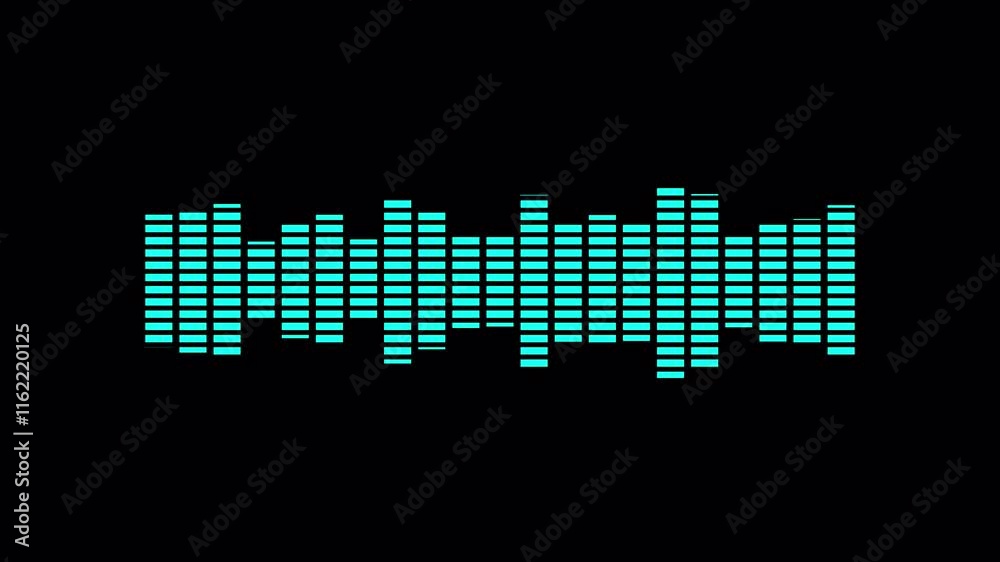 Line audio wave visualization voice record, sound wave animation , line ...