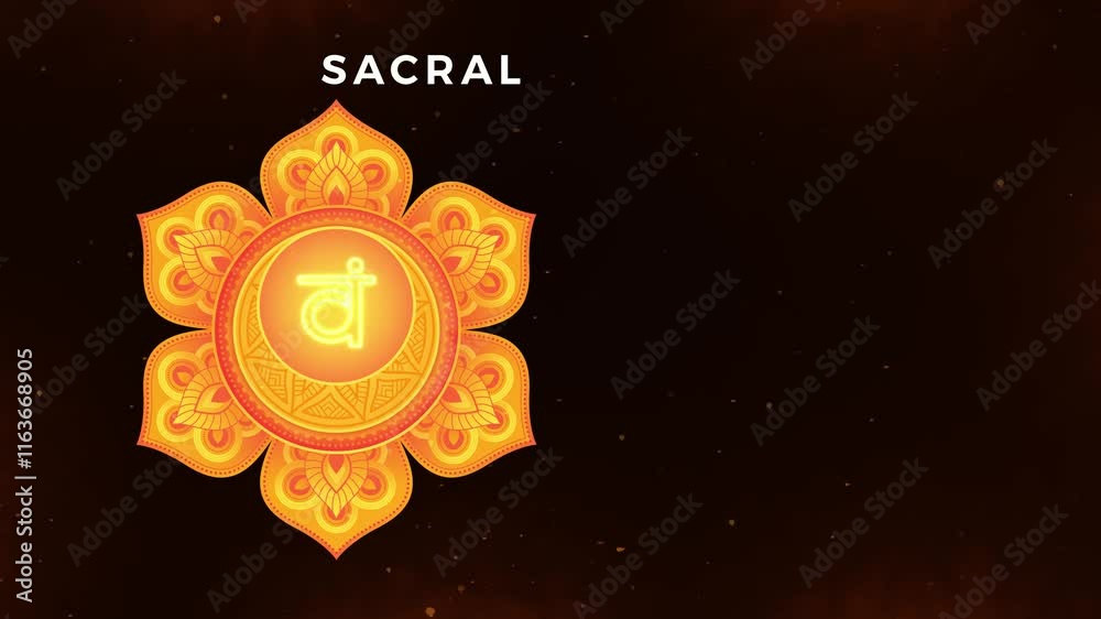 Sacral Chakra Healing Animation with Breathing Techniques – Grounding ...