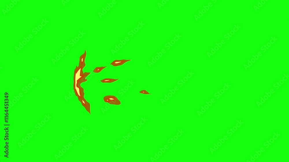 muzzle flash, background, green screen, animation Stock Video | Adobe Stock