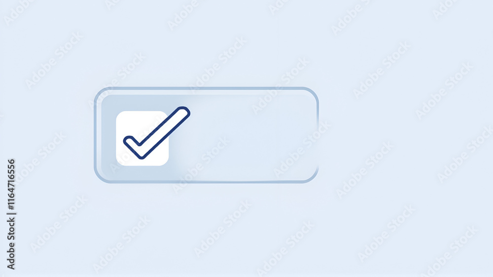 Checkbox, Unchecked icon illustration. Checkbox concept for modern ...