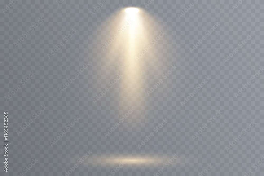 Collection of Bright White Stage Lighting and Spotlights: Projector ...