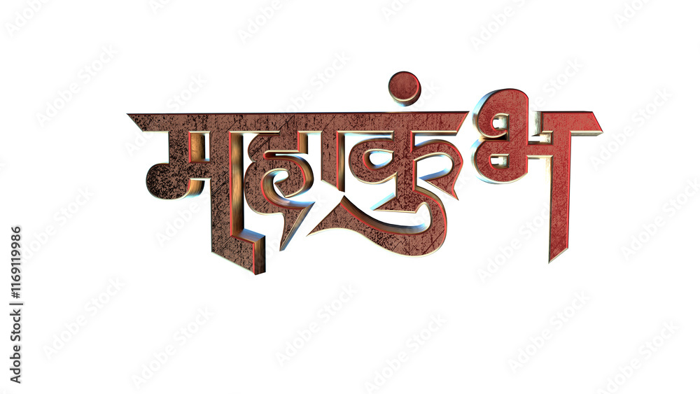 Poster Maha Kumbh Mela (festival of sacred pitcher) is anchored in ...